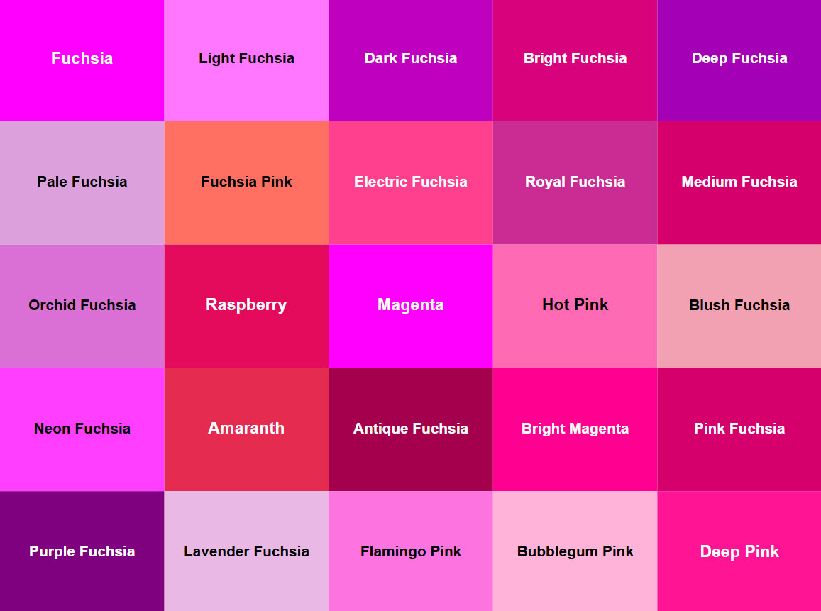 What to Wear with Fuchsia: 8 Best Fuchsia Color Combinations